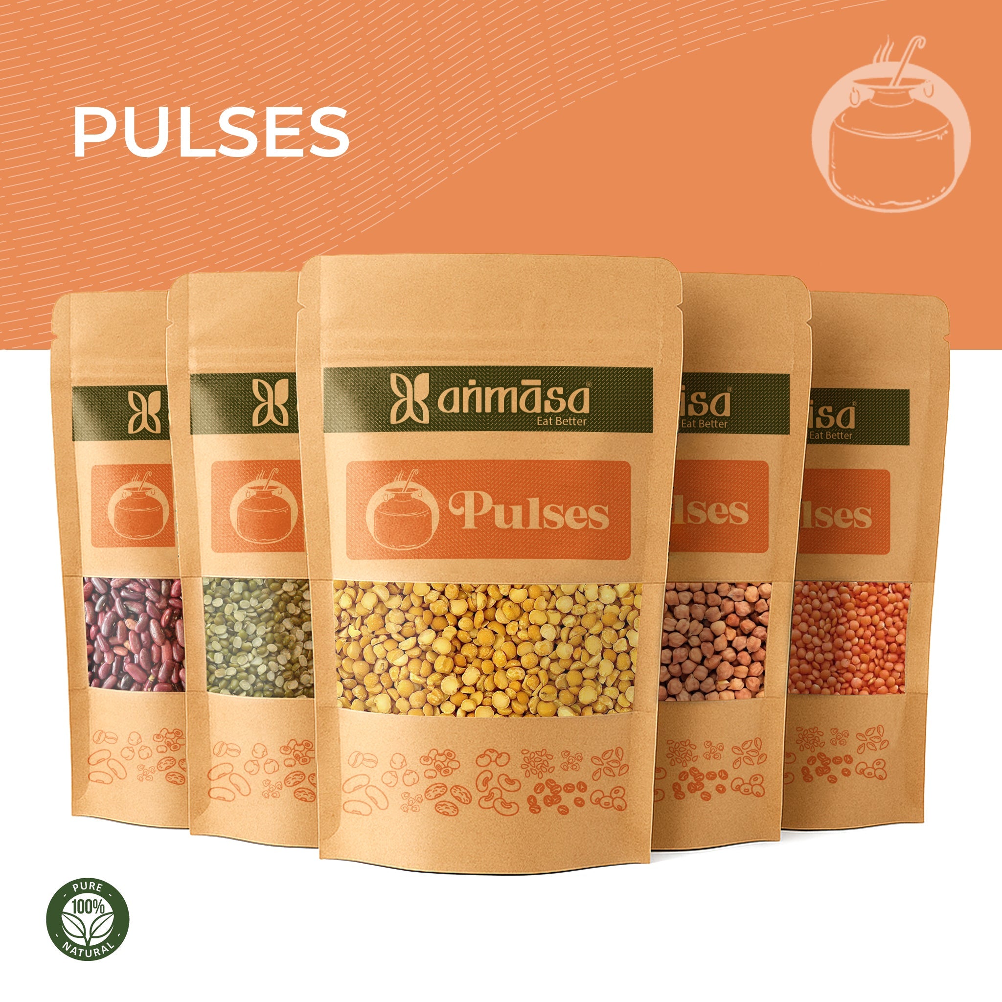 Dal Pulses - Buy Dals & Pulses Online at Best price | anmasa.shop ...